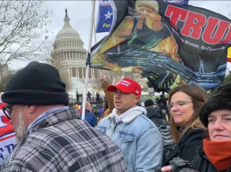 Ryan Samsel: Jan. 6 rioter who carried Trump 'Rambo' flag convicted of ...