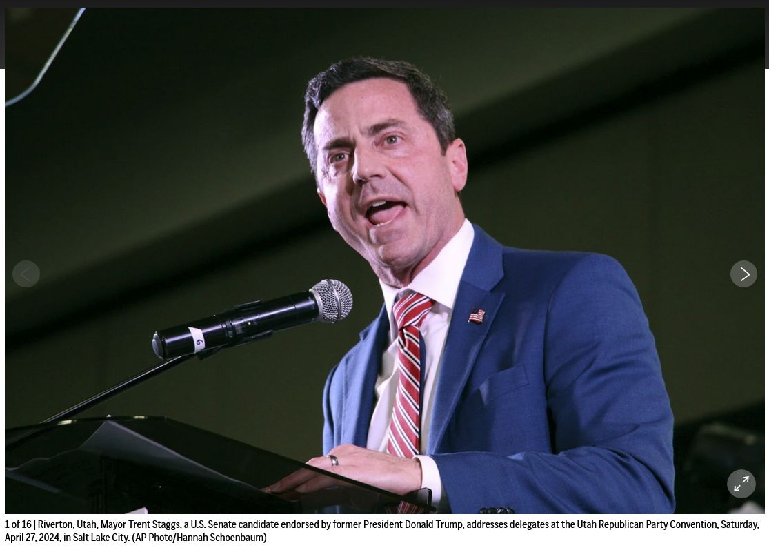 Utah GOP picks Trump-backed mayor as nominee to replace Sen. Mitt ...