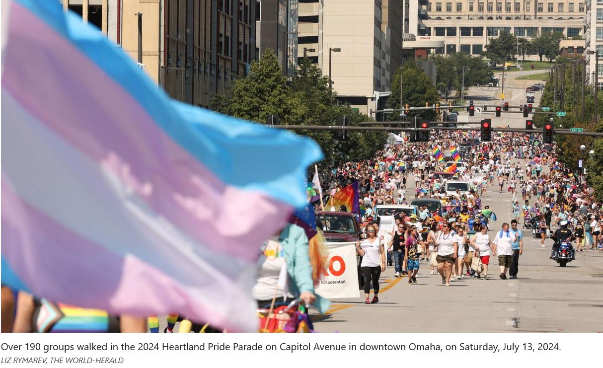 Photos from Omaha's Gay Pride parade today (updated with crowd photo ...